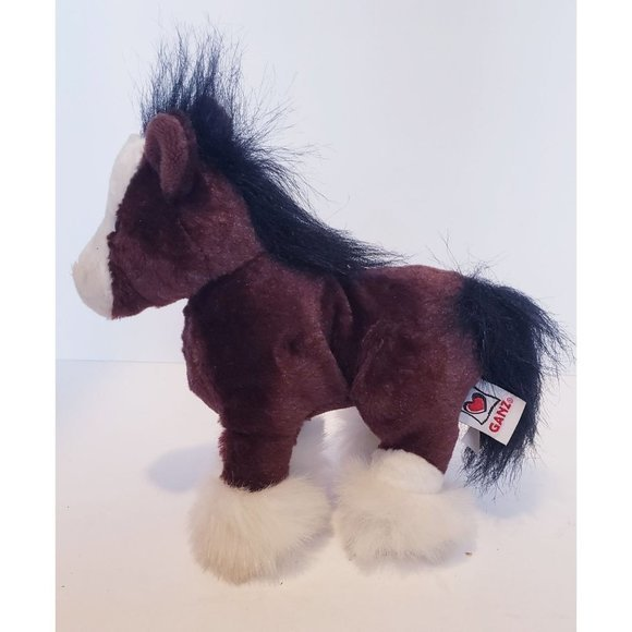 GANZ | Toys | Ganz Webkinz Clydesdale Horse 9 Plushstuffed Animal Hm39 ...